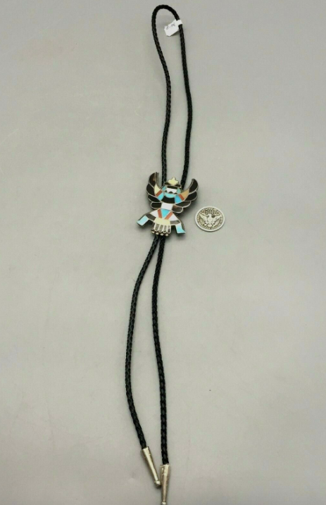 A Vintage Knifewing Inlay Bolo Tie by Rosita Wallace From The Jewel Box ...