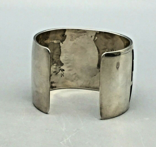 Stunning Hopi Overlay Bracelet by Tony Kyasyousie