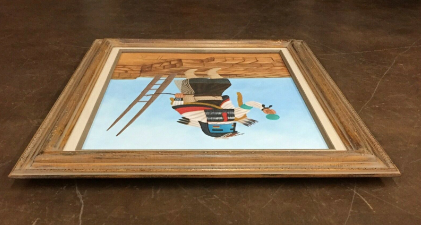 WOW! An Original Oil Painting by The Known Artist, Jimmy Yellowhair