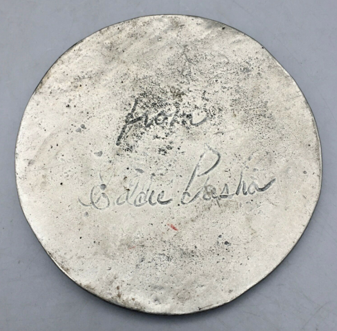 A Great Medallion By The Cowboy Artist Joe Beeler - Made For Eddie Basha