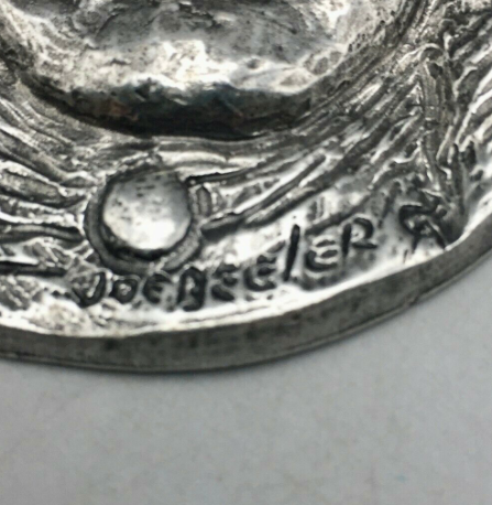 A Unique Medallion by Joe Beeler - Commissioned by Eddie Basha