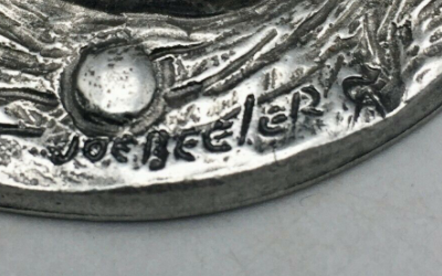 A Medallion Made By Joe Beeler For The Famous Grocer Eddie Basha