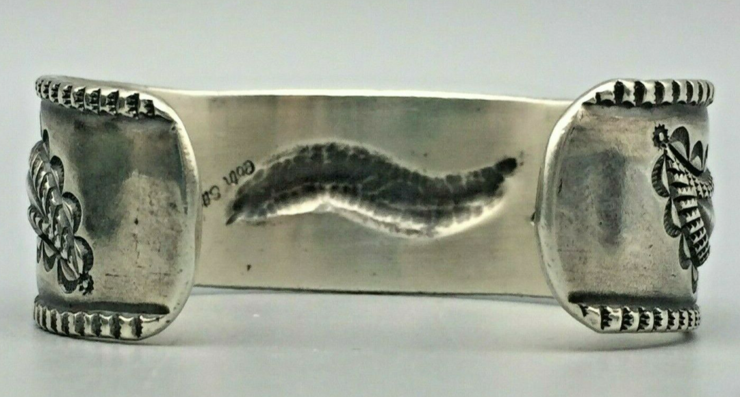 Coin Silver Bracelet by Award Winning Artist Perry Shorty