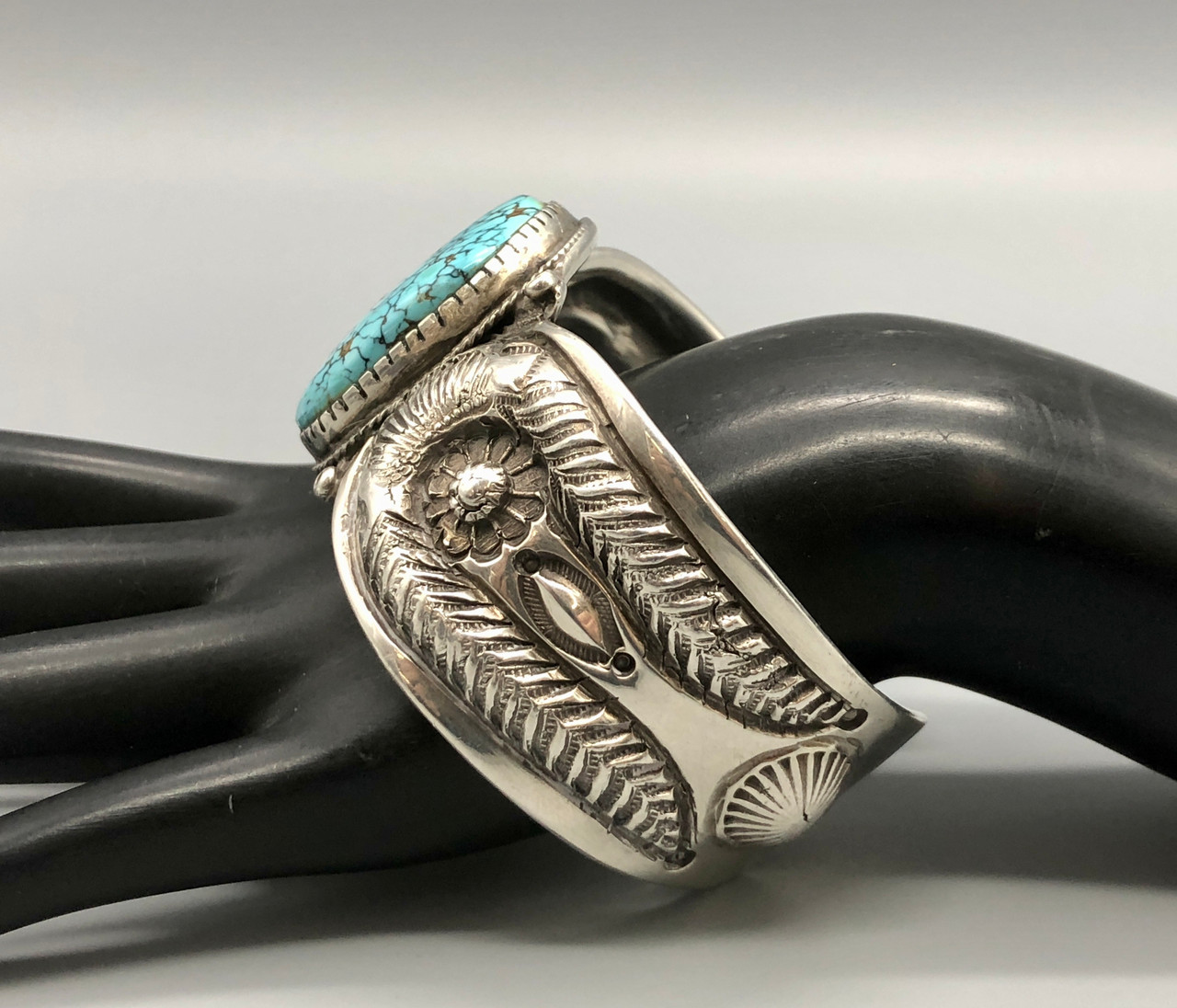 Custom Handmade Coin Silver Bracelet by Ernie Lister