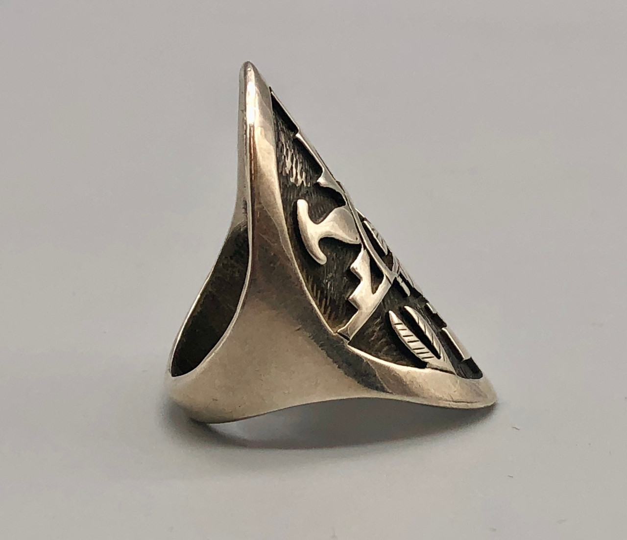 Hopi Overlay Ring by Victor C.