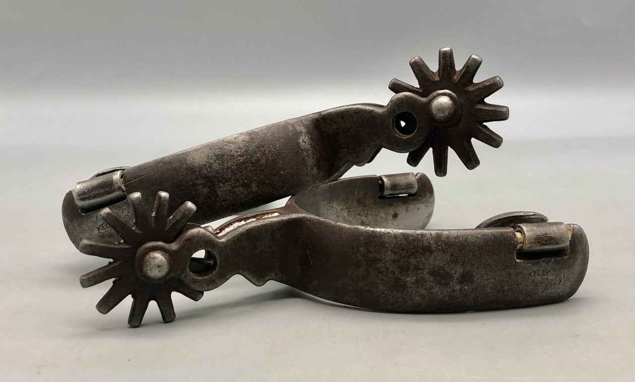 An Old Pair of Kelly Brothers Chihuahua Style Spurs