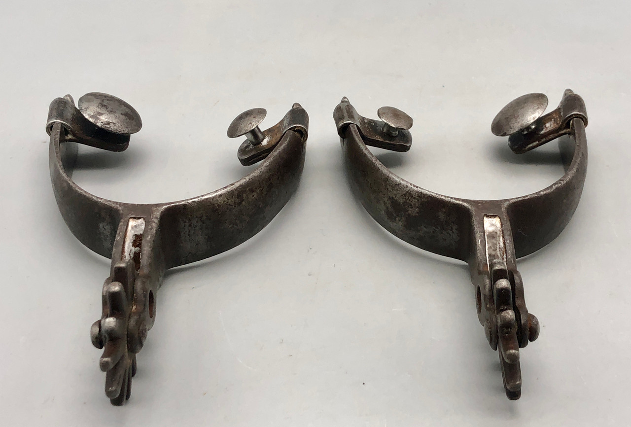 An Old Pair of Kelly Brothers Chihuahua Style Spurs