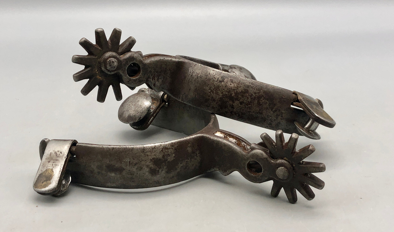 An Old Pair of Kelly Brothers Chihuahua Style Spurs
