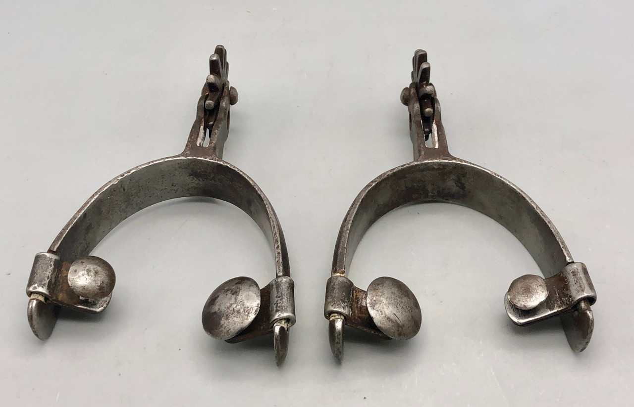 An Old Pair of Kelly Brothers Chihuahua Style Spurs