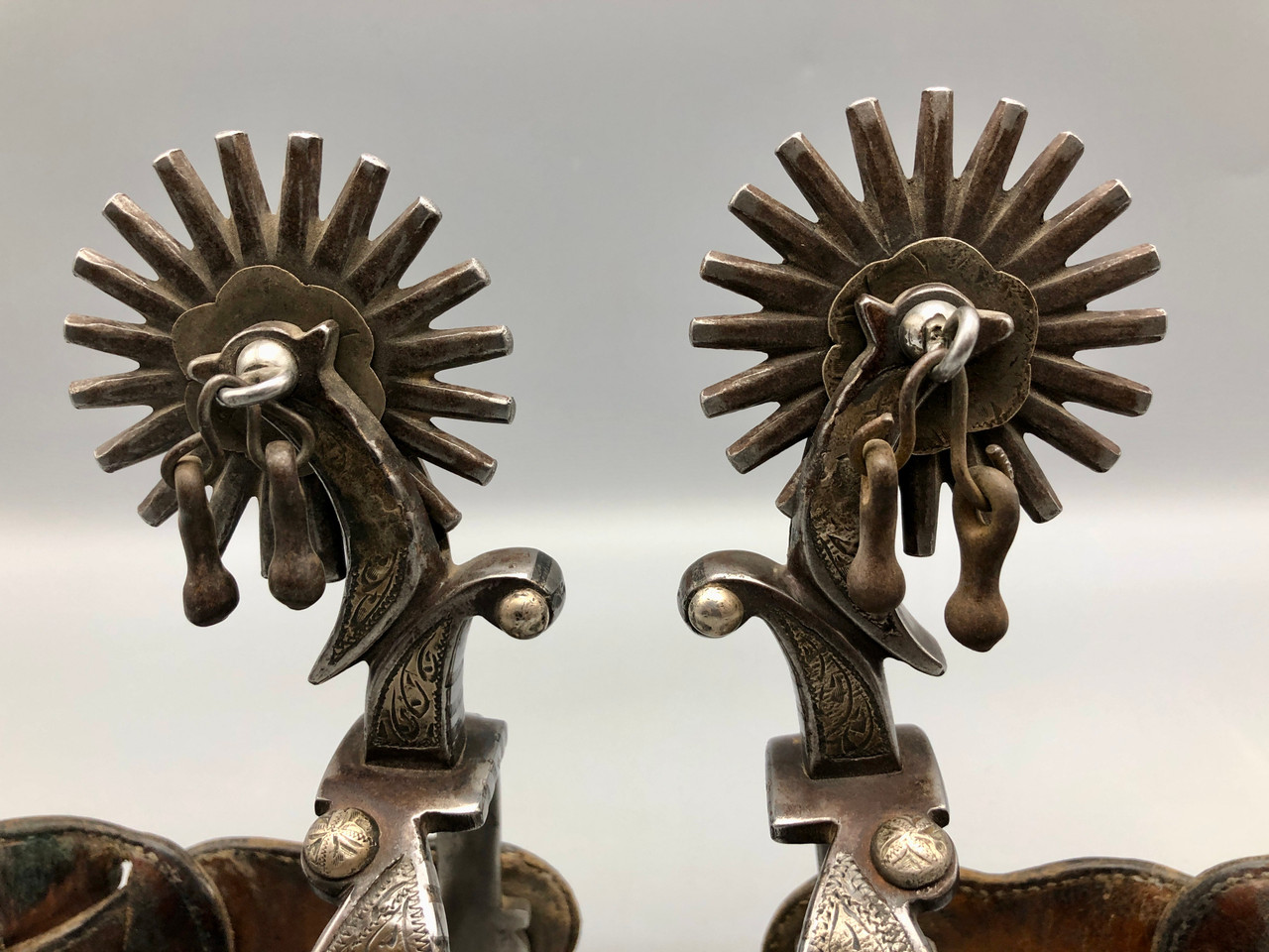 Fancy California Style Spurs by Elmer Miller