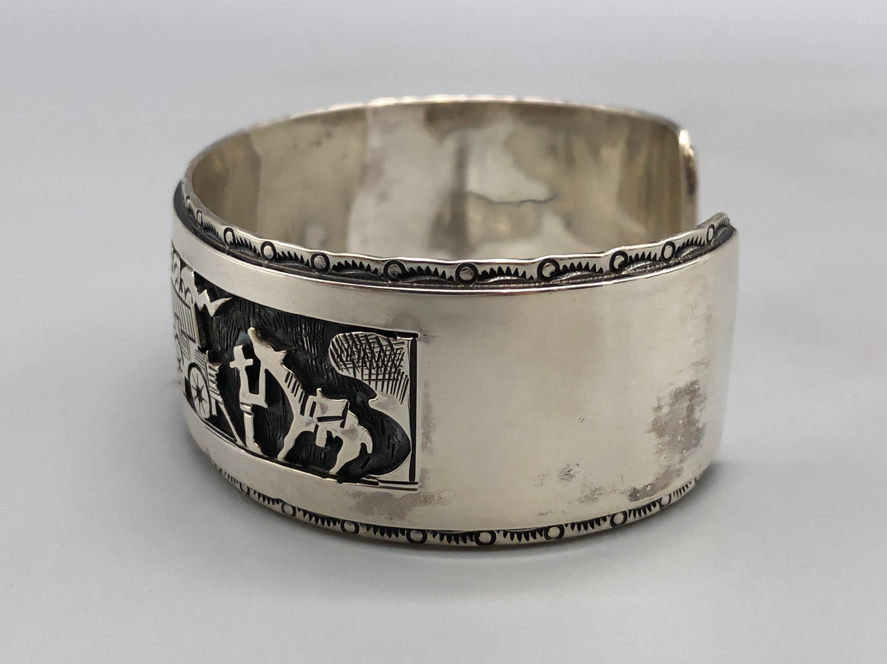 Sterling Silver Overlay Storyteller Bracelet