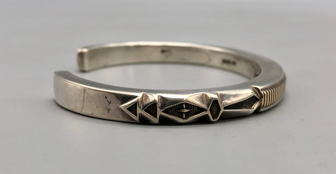 14K Gold and Sterling Silver Bracelet by Jennifer Curtis