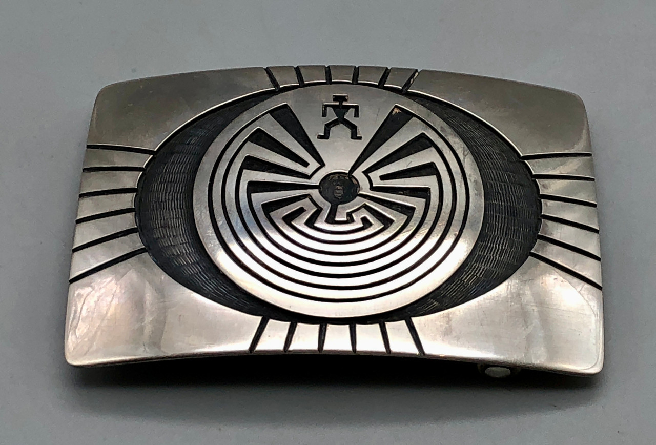 Hopi Overlay BeltBuckle