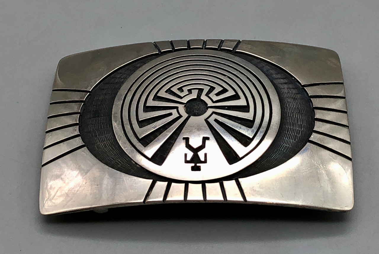 Hopi Overlay BeltBuckle