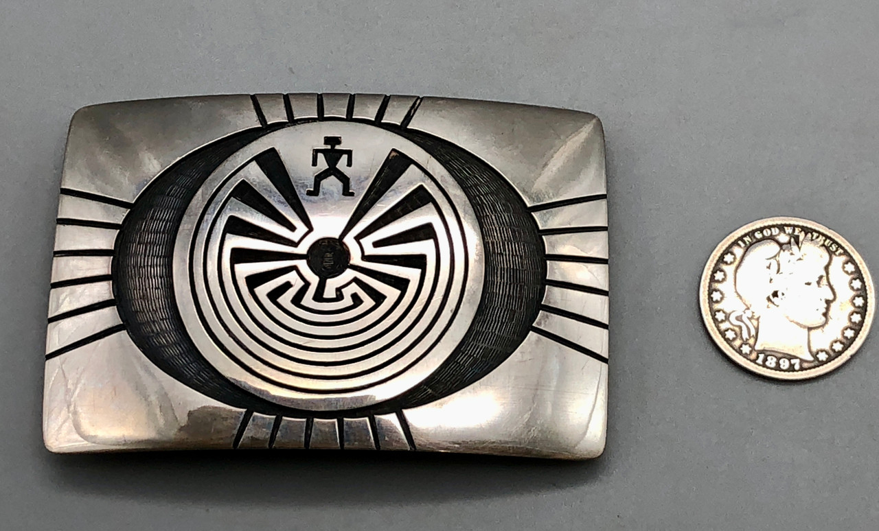 Hopi Overlay BeltBuckle