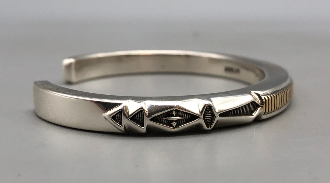 Sterling Silver and Gold Bracelet by Jennifer Curtis