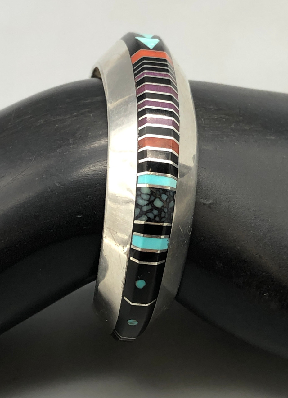 Great Multi-Stone Inlay Bracelet- Gibson Nez