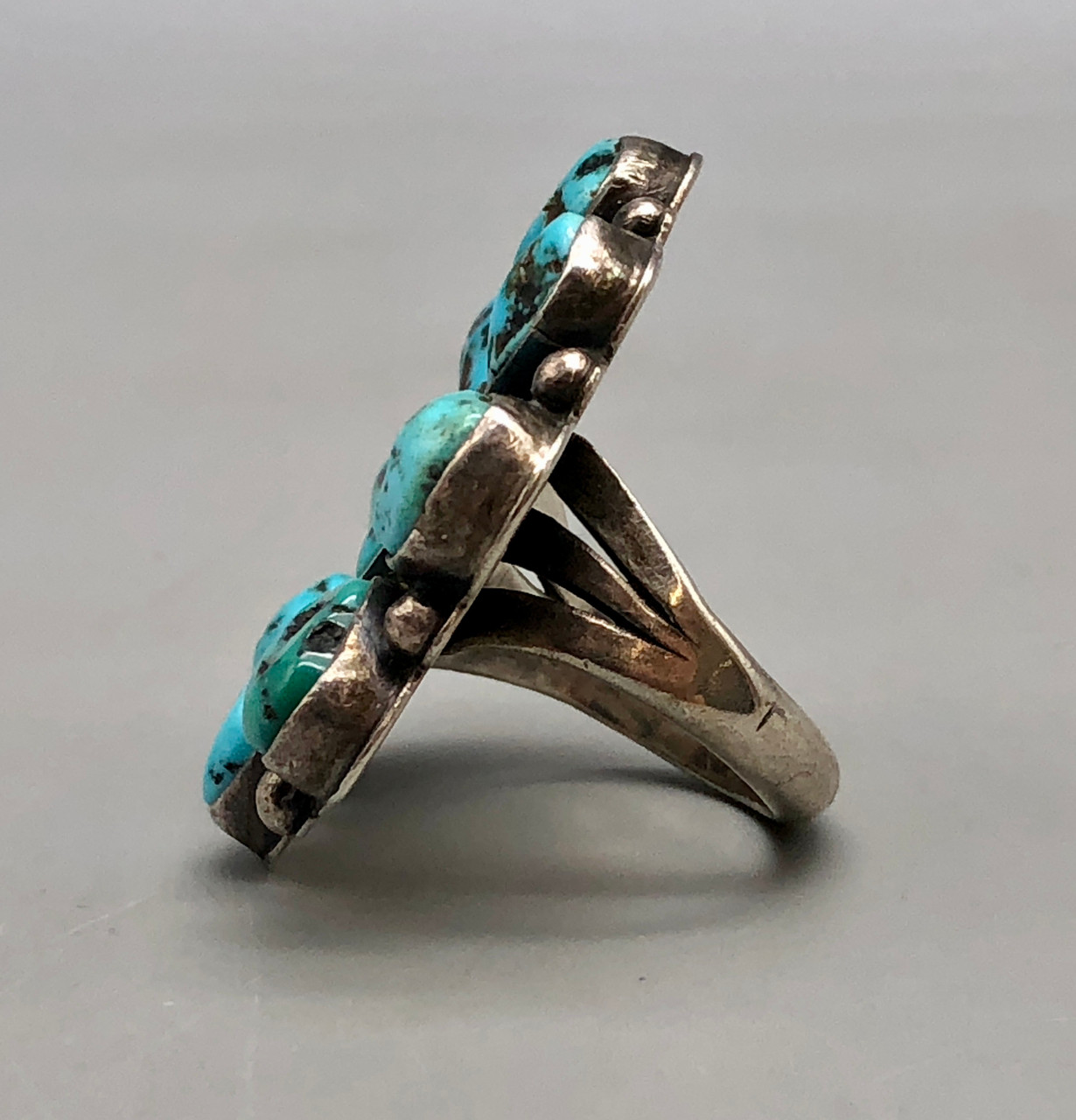 Vintage Nine Stone Cluster Ring
