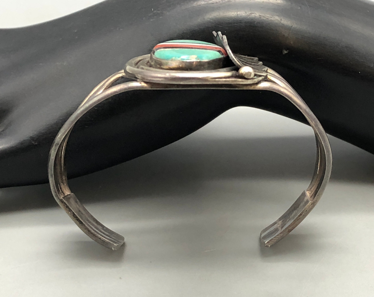 Vintage And Unique Multi-Stone Inlay Bracelet