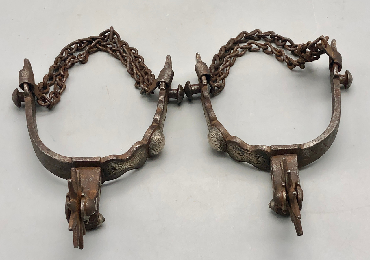 Double Signed L.D. Stone Spurs With Maker's Mark Also
