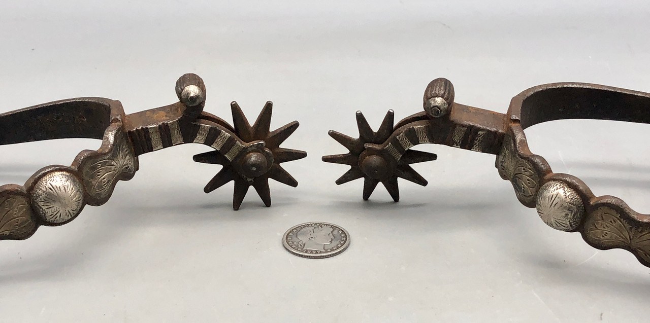 Double Signed L.D. Stone Spurs With Maker's Mark Also