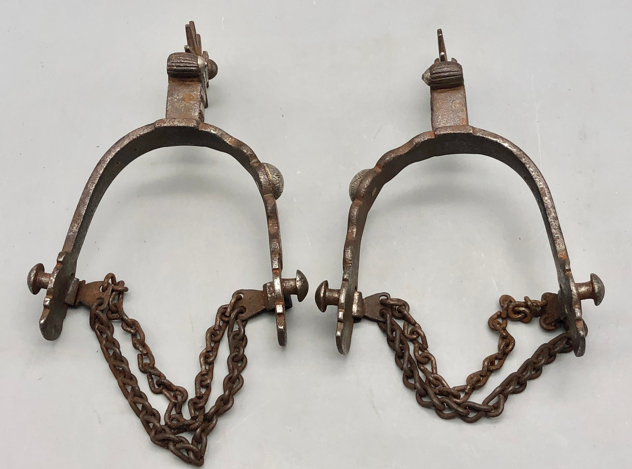 Double Signed L.D. Stone Spurs With Maker's Mark Also