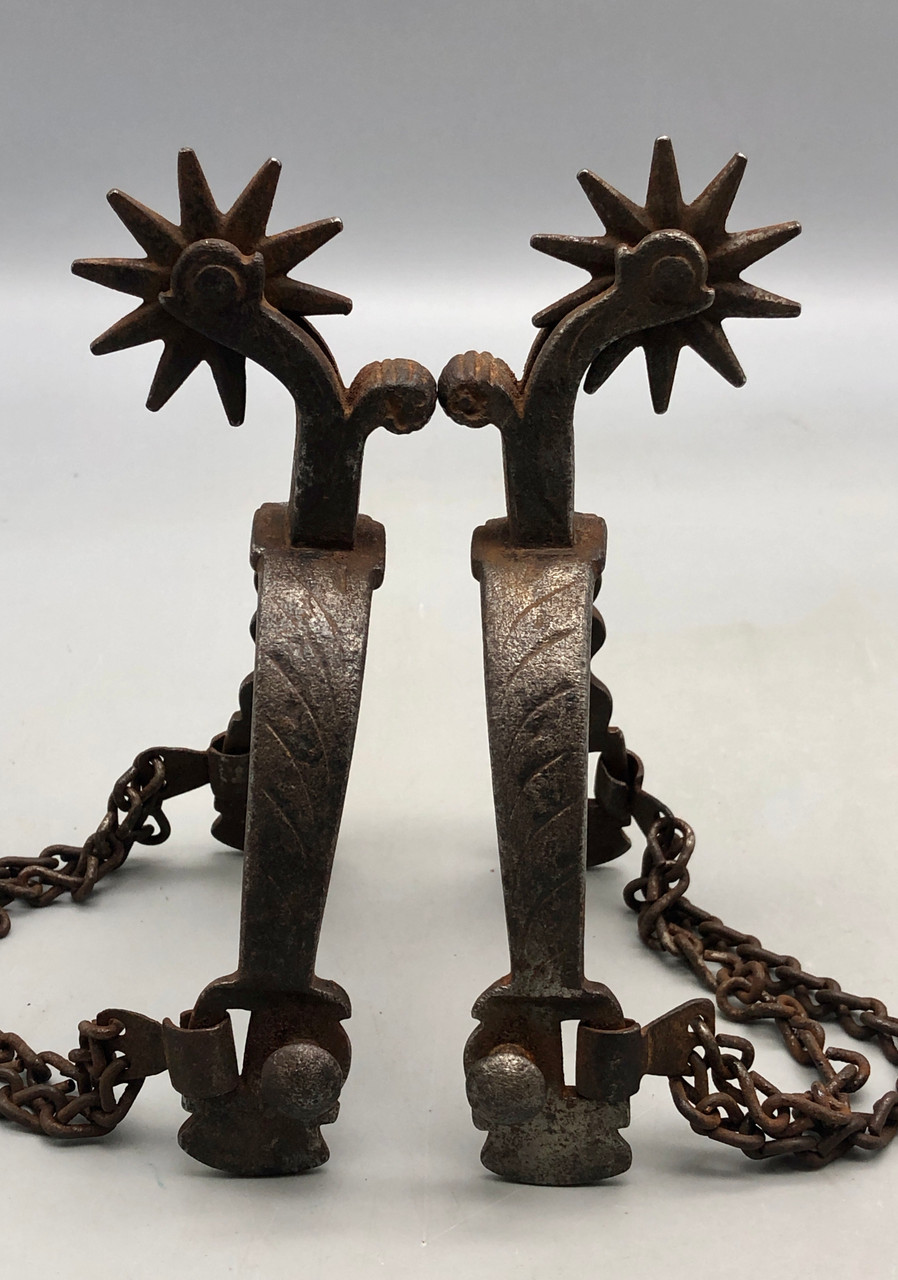 Double Signed L.D. Stone Spurs With Maker's Mark Also