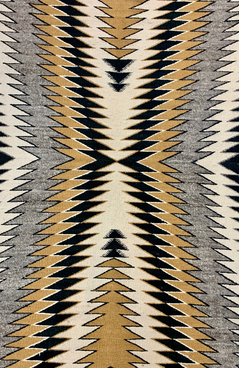 Vintage Eye Dazzler Pattern Navajo Rug