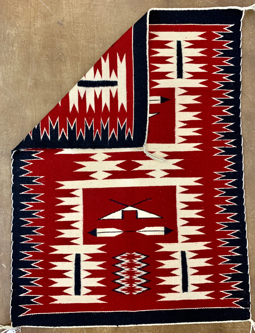 Nice Ganado Storm Pattern Navajo Textile