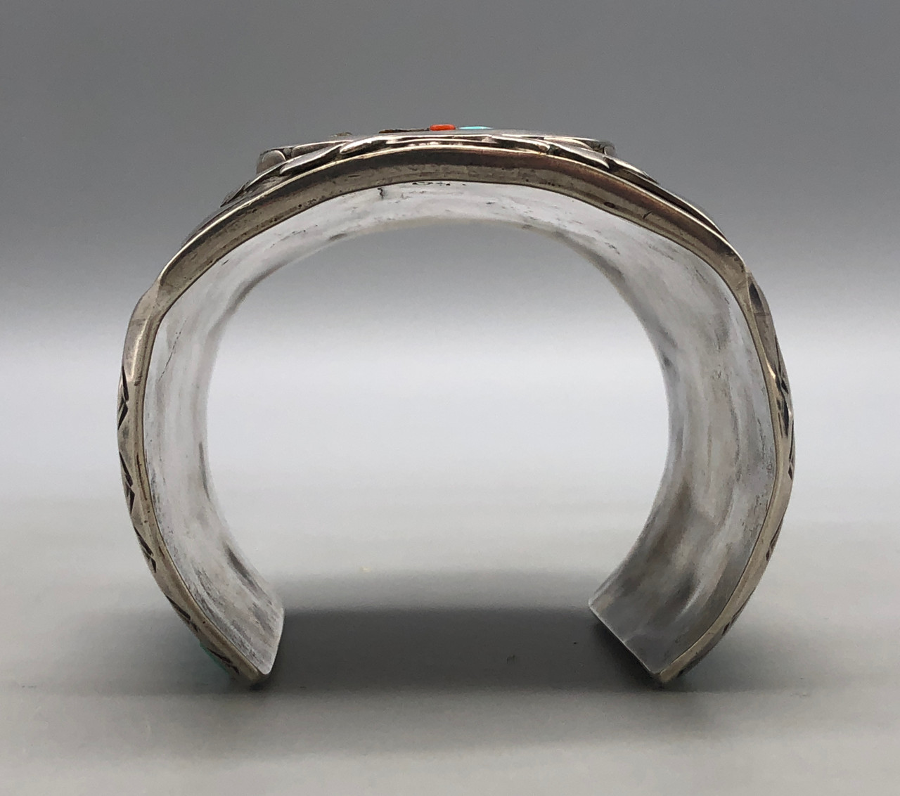 Vintage Zuni Inlay Bracelet By J. Quam