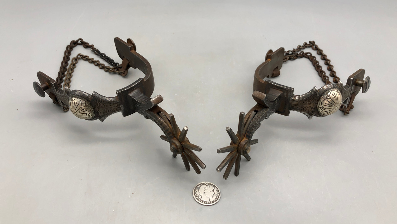 Fancy Pair Of California Style Spurs