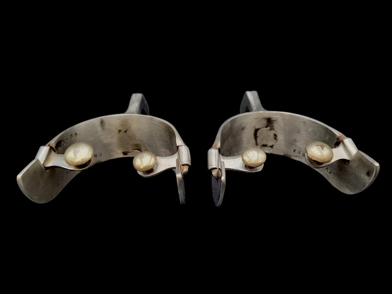 Blanchard #5 Stainless Steel COWBOY Spurs