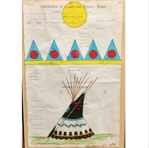 ORIGINAL LEDGER ART by Terrance Guardipee!!!