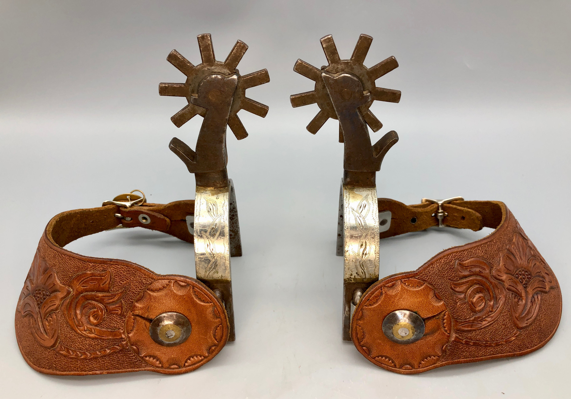 Great Pair of Older Canyon City Prison Made Spurs