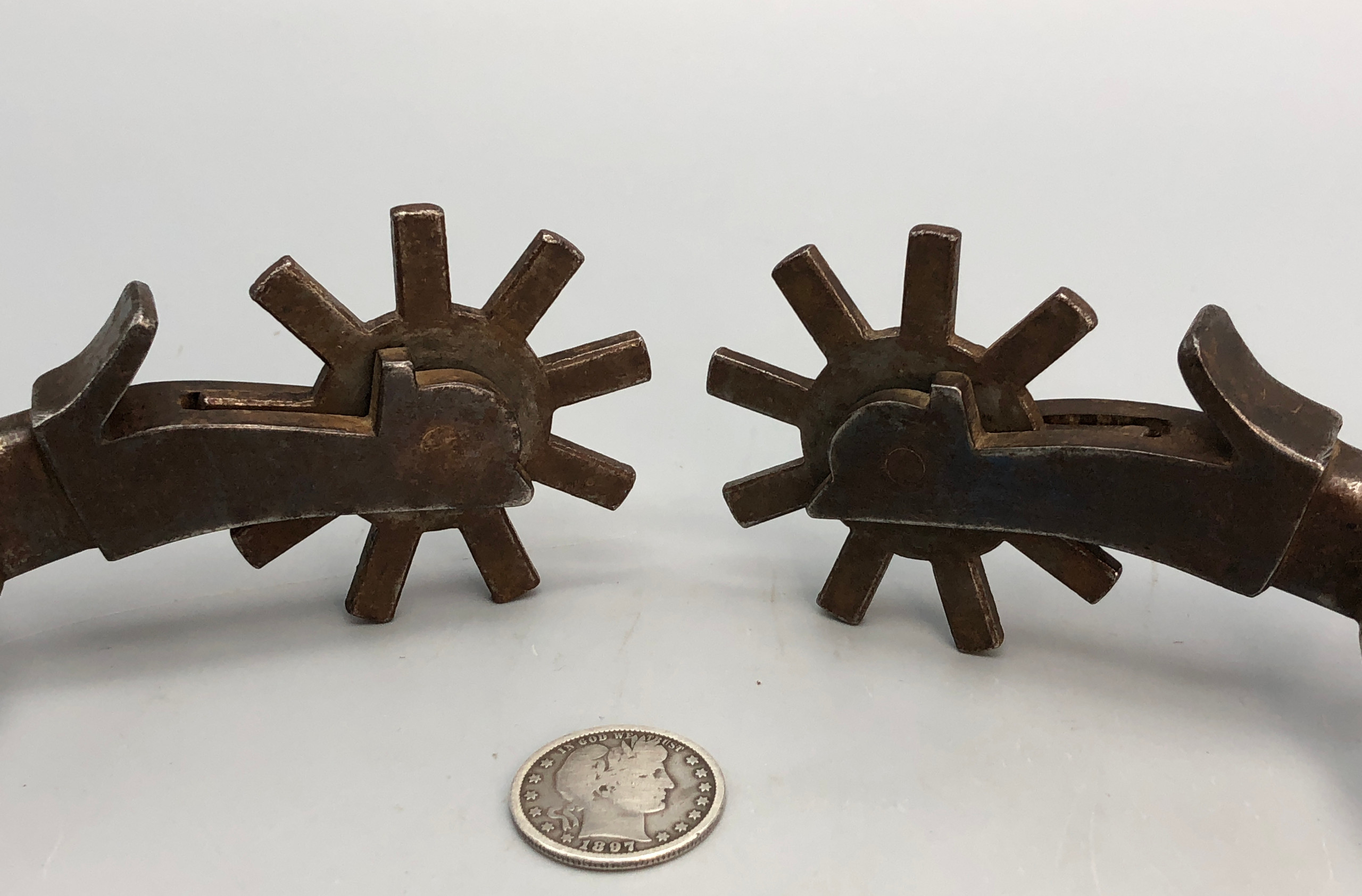 Great Pair of Older Canyon City Prison Made Spurs