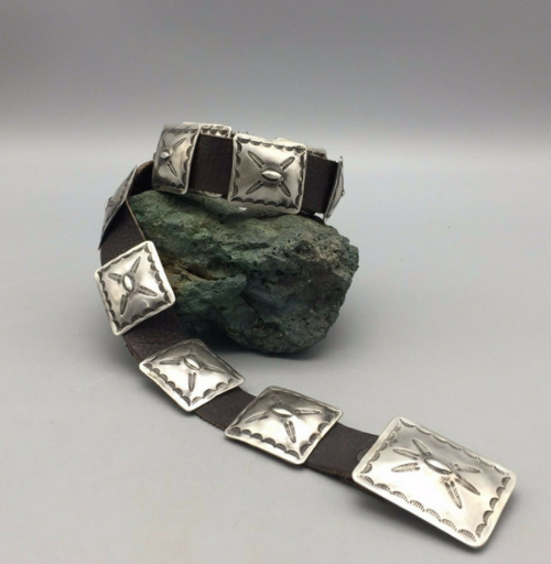 A Classy, Vintage Concho Belt That will fit through most belt loops!!!