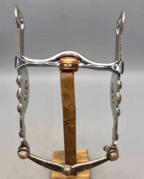 Fancy Wagon Wheel Style Bit and Spur Set by Les Vogt