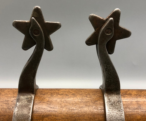 A Great Old Collectible Pair of Kelly Bros Spurs
