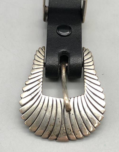 4 Piece Sterling Silver Ranger Buckle Set