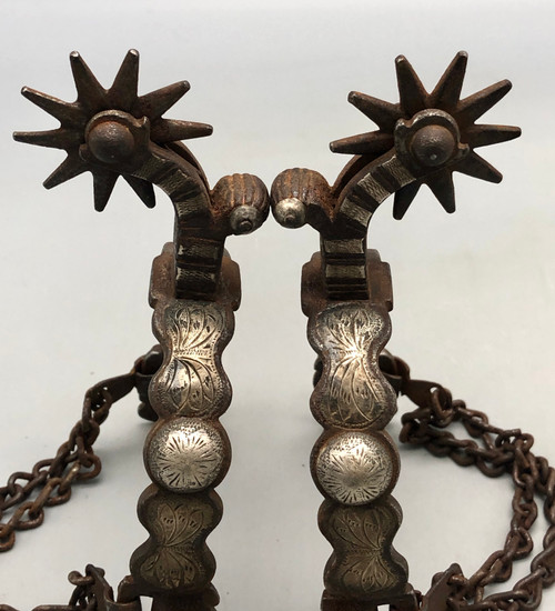 Double Signed L.D. Stone Spurs With Maker's Mark Also