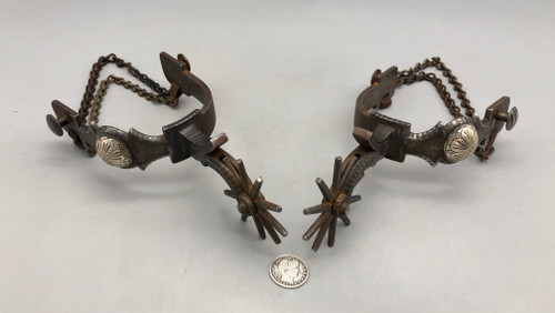 Fancy Pair Of California Style Spurs