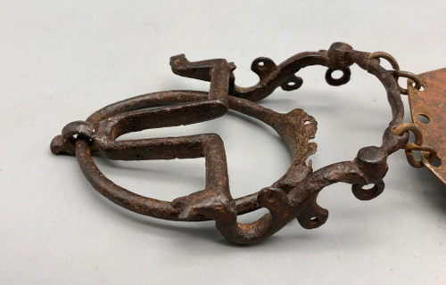 Rare Antique Mini Spanish Colonial Ring Bit With Barba