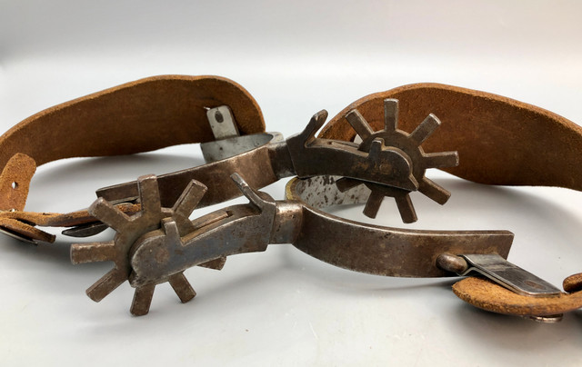 Great Pair of Older Canyon City Prison Made Spurs
