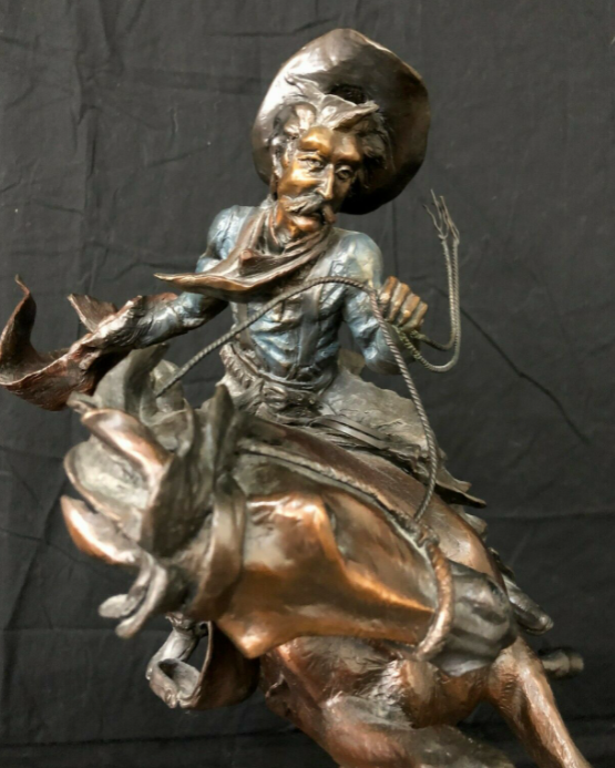 Wild as the Wyoming Wind -A Bronze Sculpture by the Well-Known Artist ...