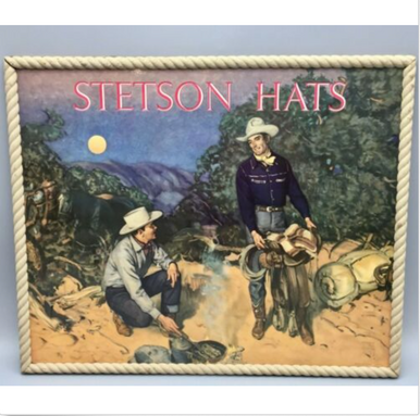 A Great Old Circa 1940s John B Stetson Advertising Piece - Bake-o-lite!