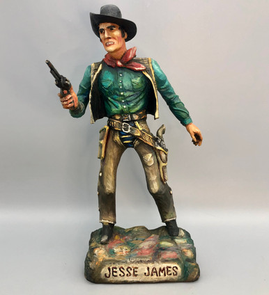 Great Original Wood Carving by the Well Known Dee Flagg - Titled "Jesse ...