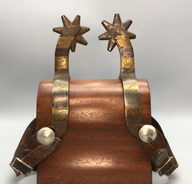 Unique Pair of Canyon City Prison Made Spurs