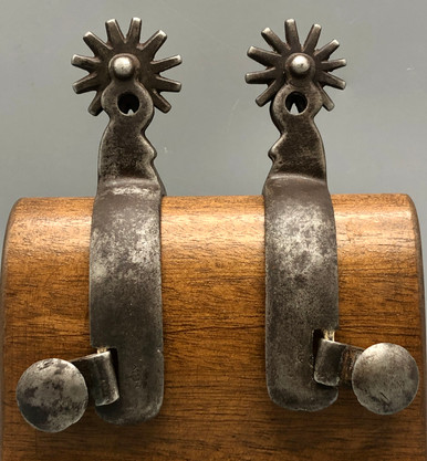 An Old Pair of Kelly Brothers Chihuahua Style Spurs