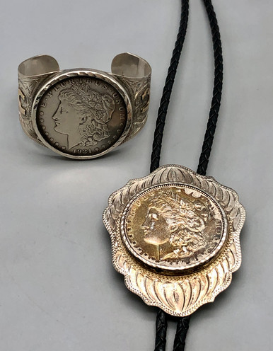 Vintage Coin Theme Bracelet and Bolo