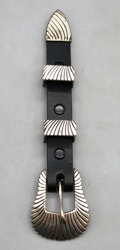 4 Piece Sterling Silver Ranger Buckle Set